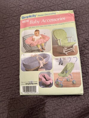 Simplicity 4636 Baby Accessories pattern,UNCUT, Stroller, Car Seat ...