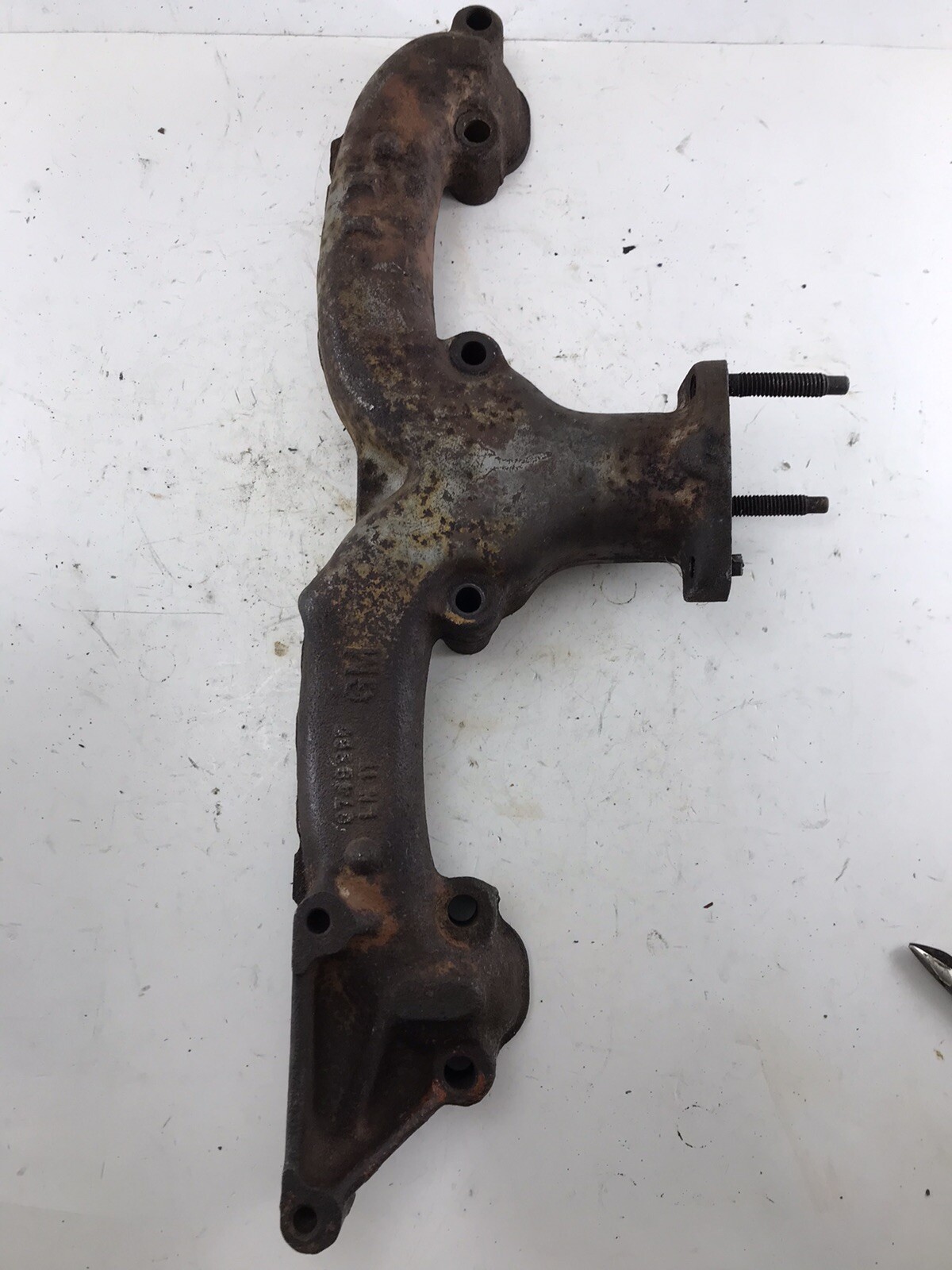 1958-1963 Chevrolet Corvette Impala SBC 283 327 LH Exhaust Manifold ...