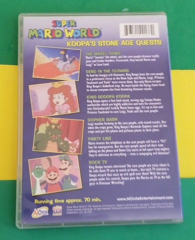 SUPER MARIO WORLD - DVD - KOOPA'S STONE AGE REQUEST 843501001370| eBay