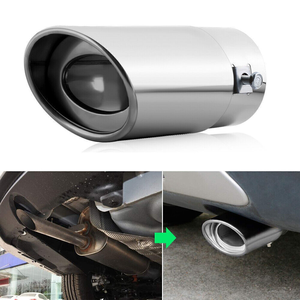 Stainless Steel Muffler Tips Universal Bolt On Exhaust Tip Muffler