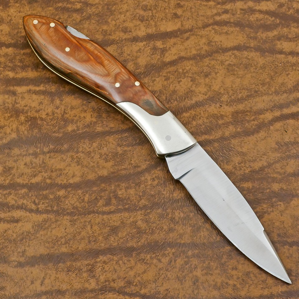 Rody Stan HAND MADE D2 STEEL BLADE POCKET FOLDING KNIFE - BACK LOCK ...