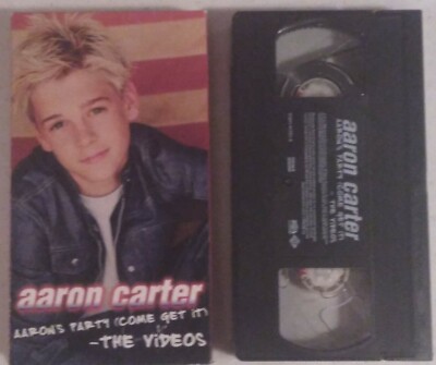 Aaron Carter Aaron's Party (Come Get It) The Videos (VHS, 2000) MUSIC ...
