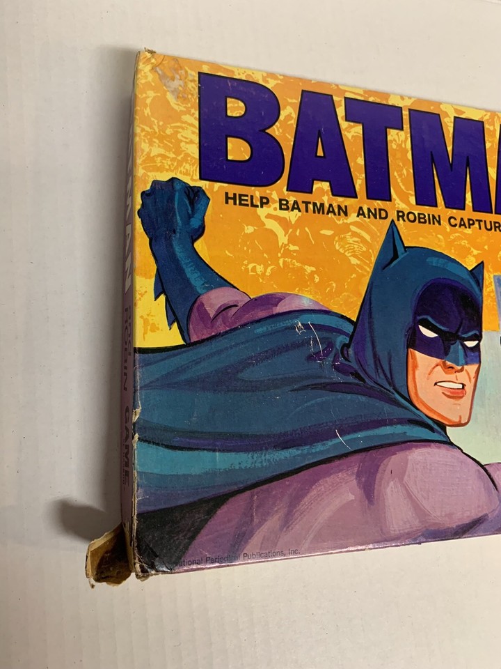 VINTAGE - BATMAN ROBIN Board Game - Hasbro 1965 - Green Board | eBay