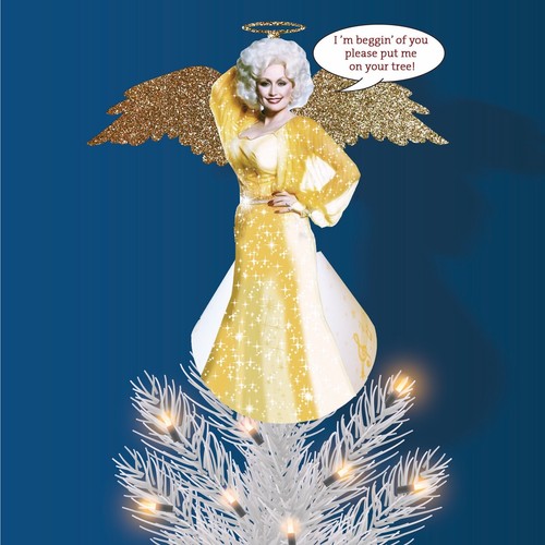 Dolly Parton Fairy Angel Christmas Tree Topper FREE UK SHIPPING 1st ...