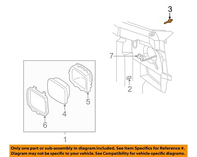 GM OEM 84-17 6000 Front Lamps Fog Lamps-Adjust Nut 15714775 | eBay