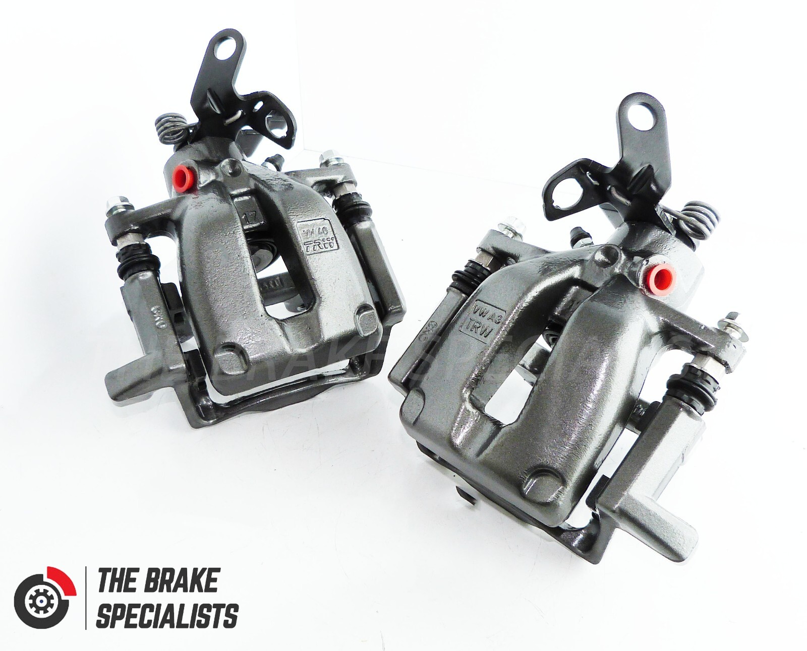 VW Golf Mk5 R32 3.2 2003-2009 Pair Rear Brake Calipers in Red With Cash ...