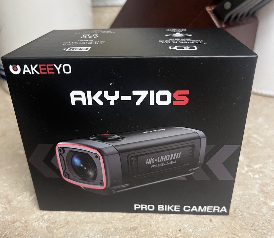 AKY-710S Motorcycle/Bike Camera 4K 28fps, 2K 55fps, Wide-Angle 142°, IP67, 5M... | eBay