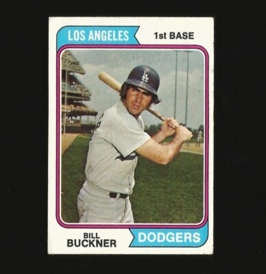 1974 Topps Baseball Card #505 Bill Buckner Los Angeles Dodgers Number ...