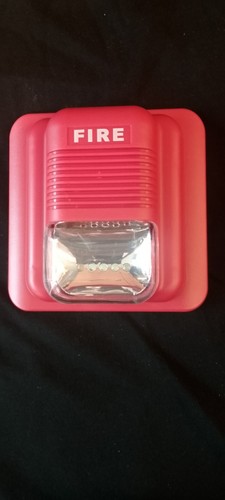 Sound And light Fire Alarm, 12V/24V DC Security Horn Fire Warning ...