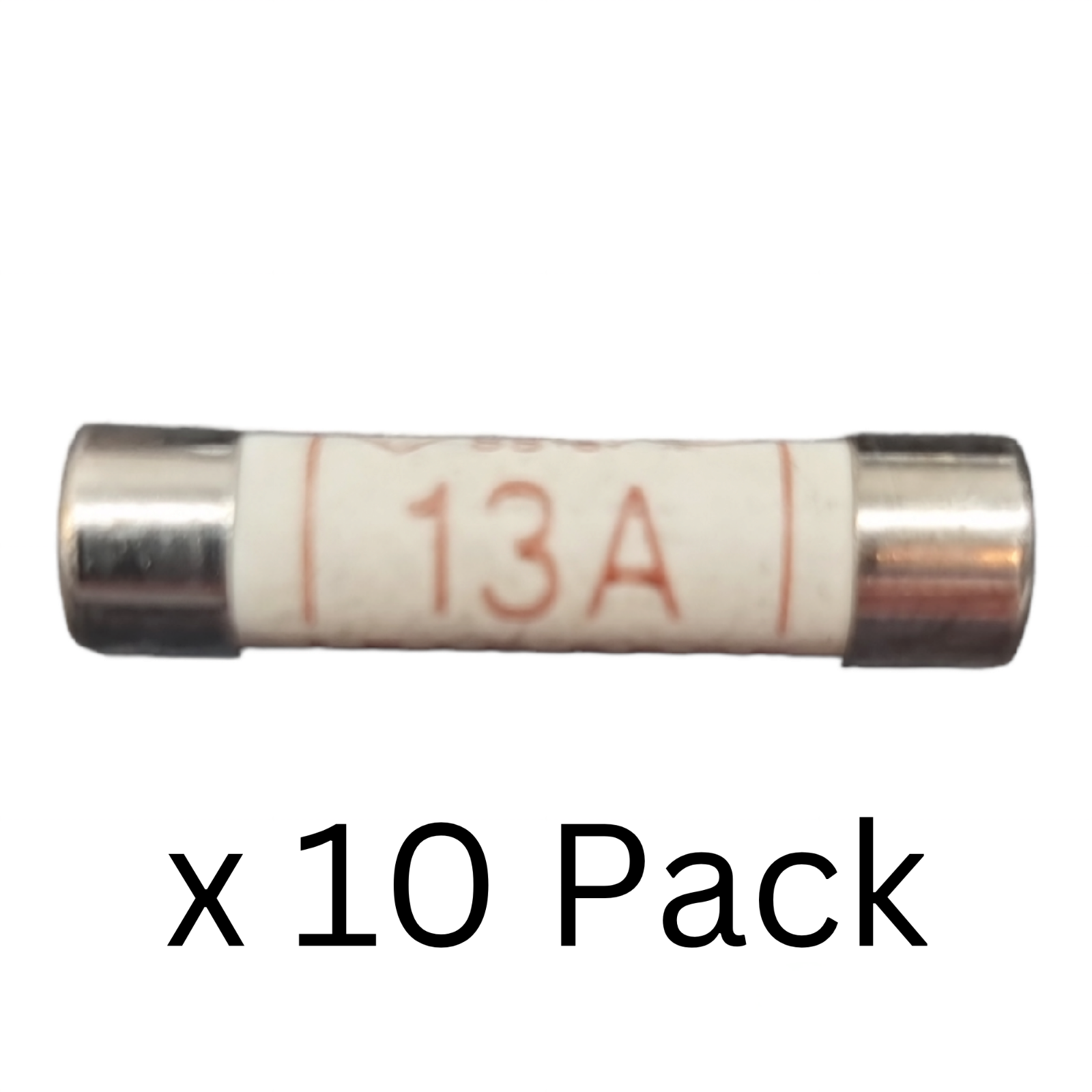 Pack of 10 x 13 Amp Fuses Cartridge Domestic Mains Plug Household ...