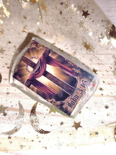 Jesus Has Risen Handmade Beach glass Resin pin | eBay