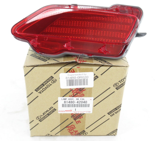 Genuine OEM Toyota 81480-0R020 Passenger Rear Bumper Trim Reflector ...