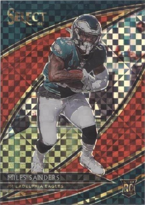 2019 Panini Select - Field Level Miles Sanders #232 Red Prizm /49 (RC ...