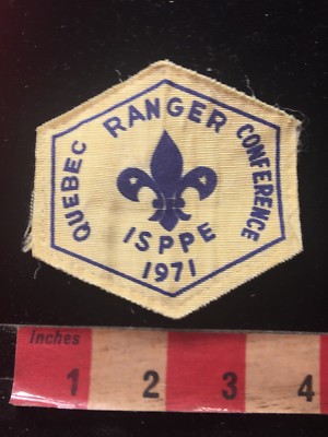 Vintage 1971 ISPPE QUEBEC RANGER CONFERENCES GIRL GUIDES SCOUTS Canada ...