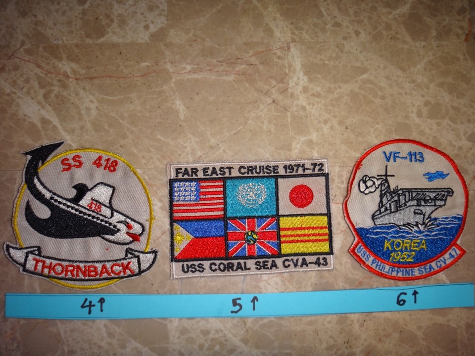 15 US Navy Aircraft Carriers USS and Others Patches @ $10/each patch | eBay