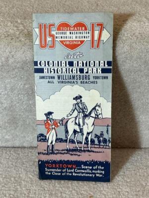 1940's US 17 Tidewater Virginia into Colonial National Historical Park ...