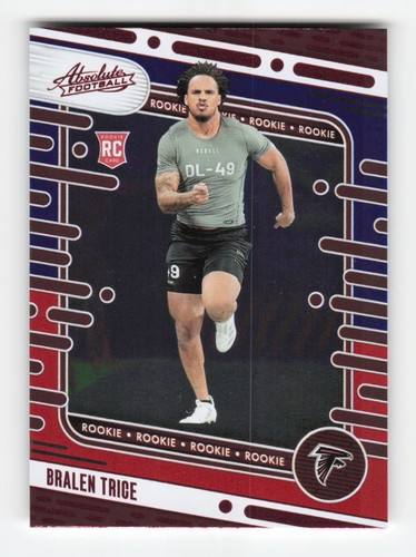 2024 ABSOLUTE RED AND BLUE #163 BRALEN TRICE | eBay
