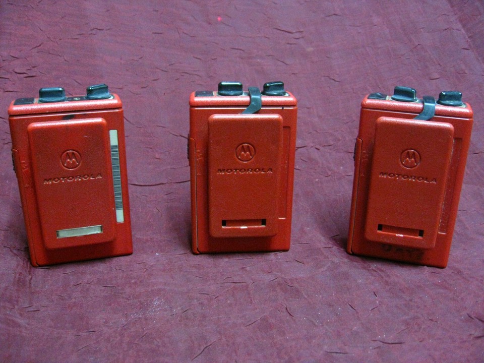 1 pc RED Vintage Motorola Minitor II - 2-Channel Emergency Fire ...