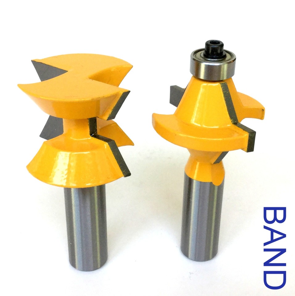 2 pc 1/2"SH Edge Banding Tongue & Groove Router bit Set sct-888 | eBay