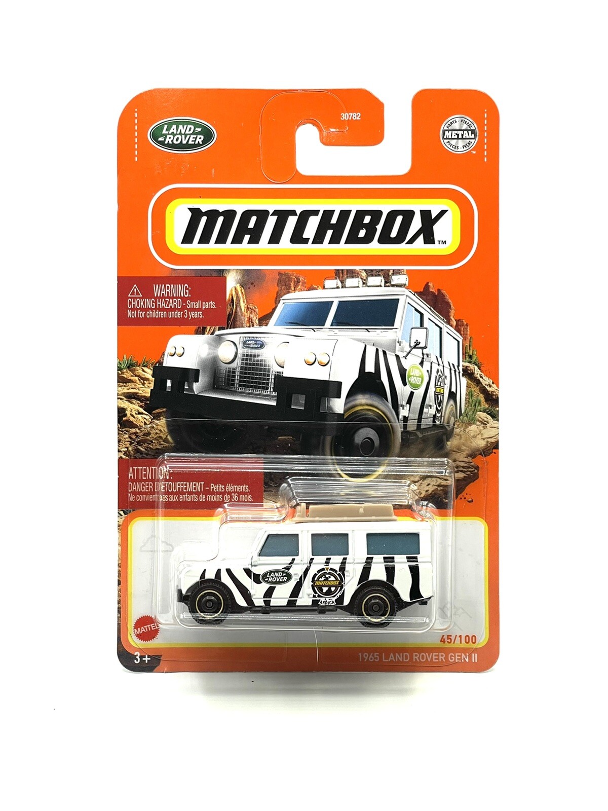 2022 MATCHBOX 1965 Land Rover Gen II (Zebra/Safari Paint) 45/100 | eBay