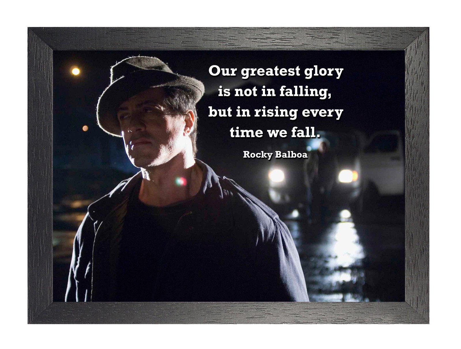 Rocky Balboa Hat 4 Motivation Boxing Greatest Glory Picture Movie Quote ...