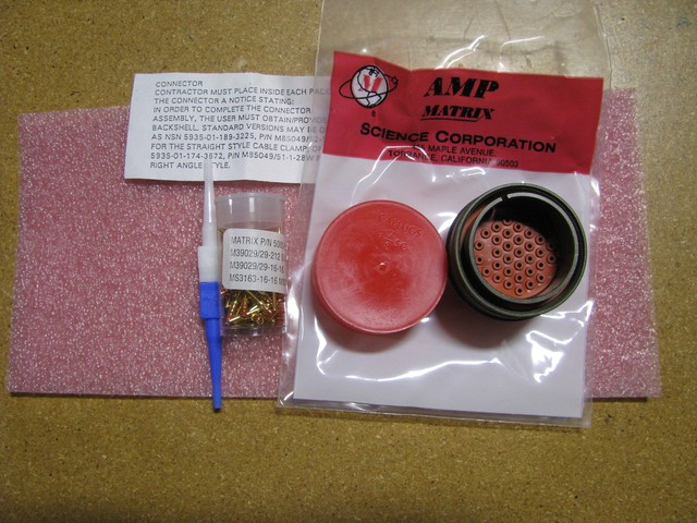 MATRIX SCIENCE CONNECTOR # MS3456W28-15PX NSN 5935-01-181-6590 9446W28 ...