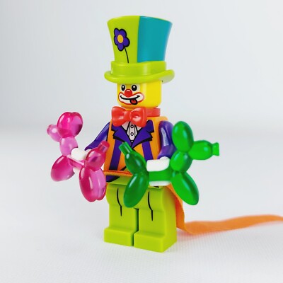Lego 71021 Collectable Minifigures Series 18 #4 Party Balloon Clown ...