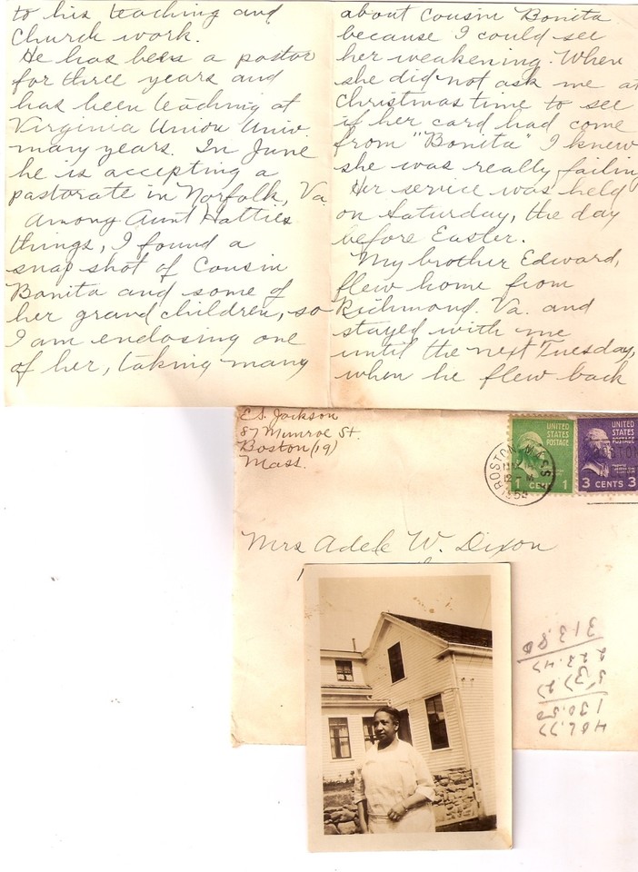 African American Edith M. Simms Jackson brother Edward Paul Simms ...