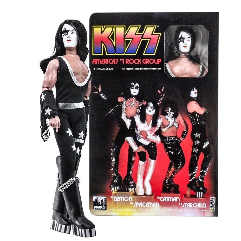 KISS 12 Inch Action Figures Series 9 Love Gun: Set of all 4 MEGO ...