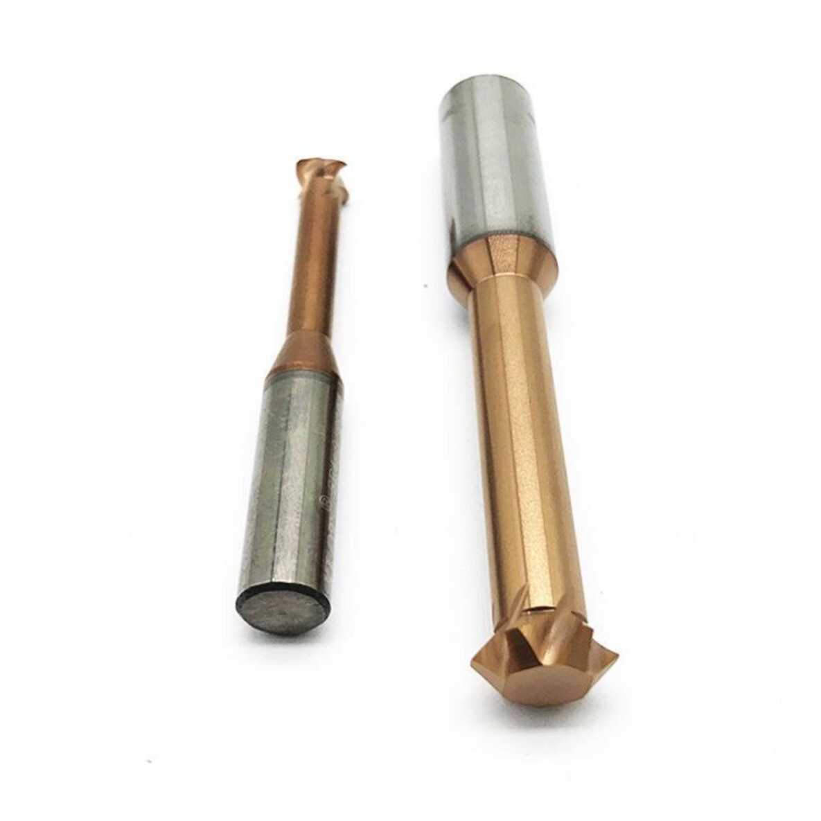 AlTiNCoated Solid Carbide MICRO Front&Back Chamfer Cutter End Mill 3mm ...