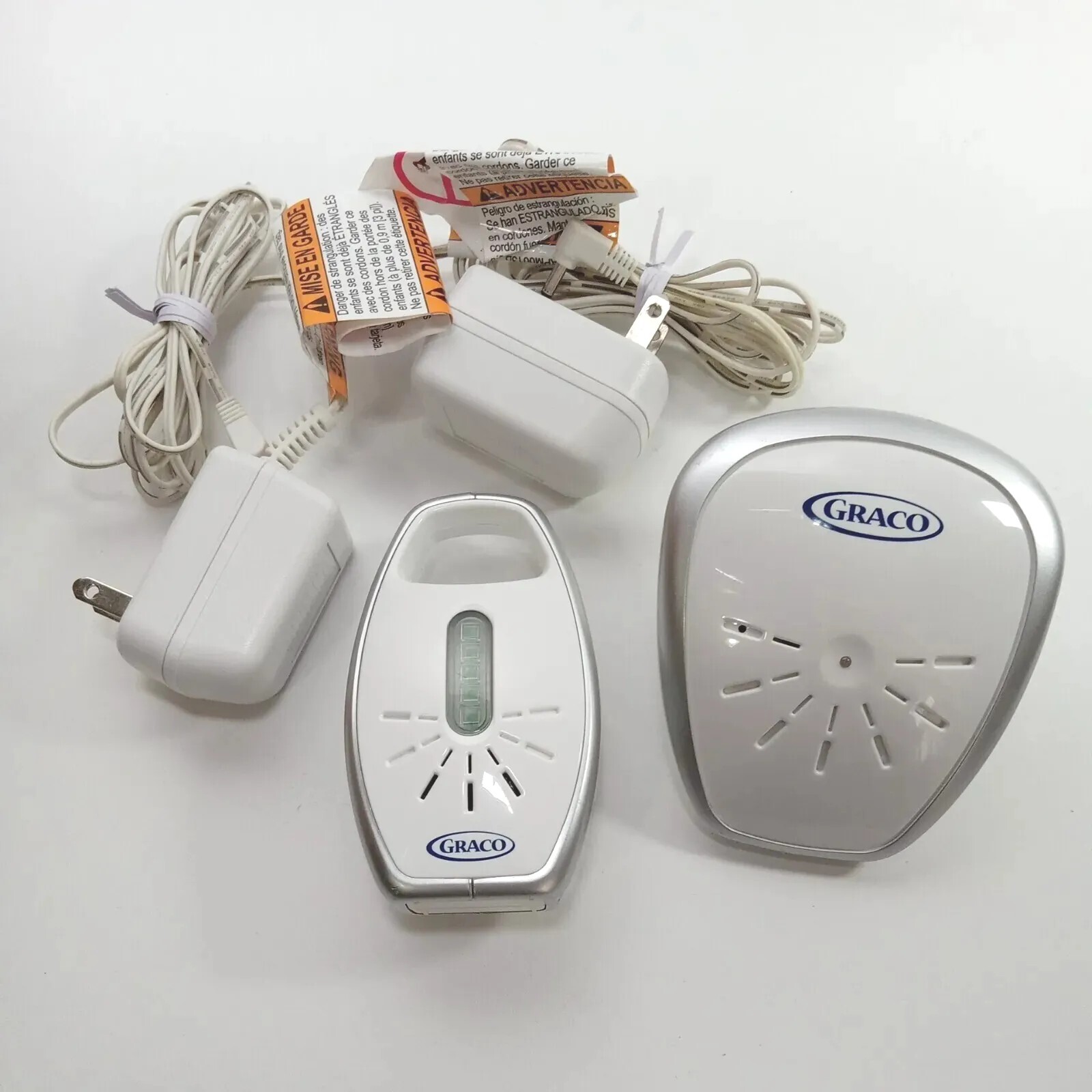 Graco Wireless Digital Baby Monitor White Gray PD160487 Base PD232269 ...