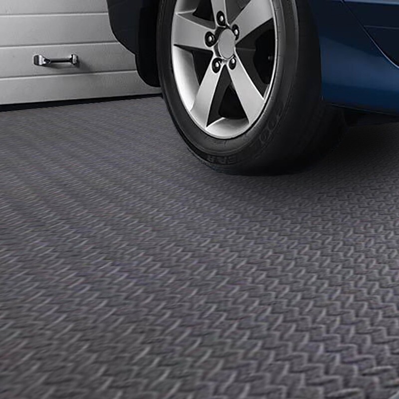 Large Black Caravan Awning Floor Mat Foam Garden Mats Camping 10mm ...