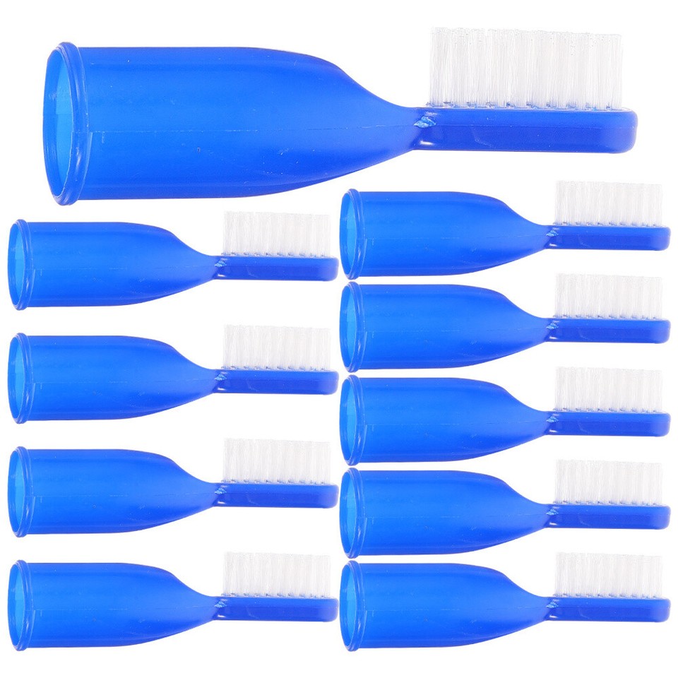 10 Pcs Half Finger Toothbrush Tiny Travel Child Small Portable ...