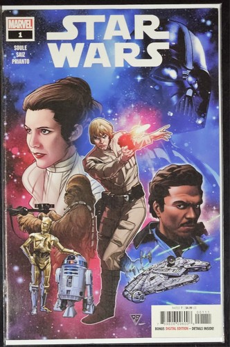 Star Wars #1 Marvel Comics 2020 Silva Cover VF/NM 1st Appearance ...