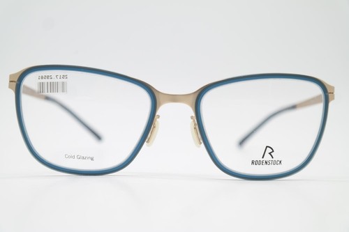Glasses Rodenstock R 2566 Blue Gold Oval Eyeglass Frame New | eBay