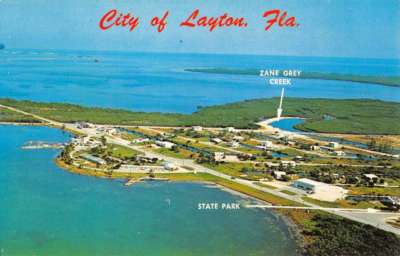 Layton Florida Aerial View Of City Vintage Postcard K86629 | eBay