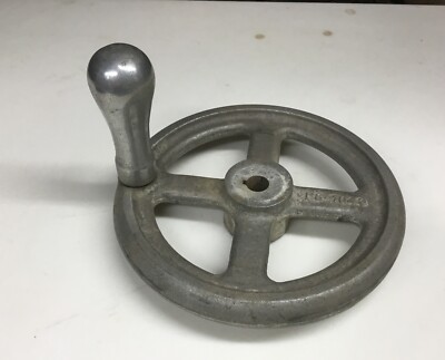 Vintage Metal Hand Wheel Machine Woodworking Milling Lathe 1/2’’ Arbor ...