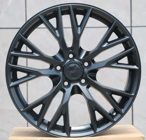 18x8.5 / 19x10 Satin Black Wheels For Corvette C5 5x120.7 Staggered ...