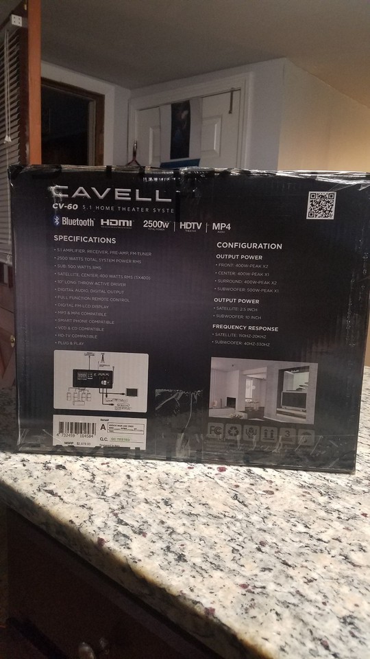 BRAND NEW! CAVELLI CV-60 5.1 Home Theater System | eBay
