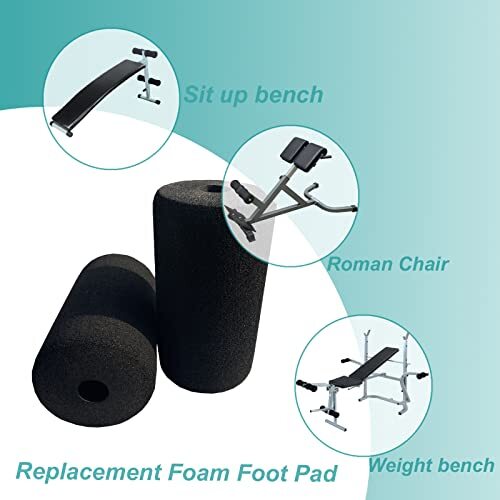 2Pcs Foam Foot Pads Rollers for Home Gym Exercise Machine Equipments | eBay