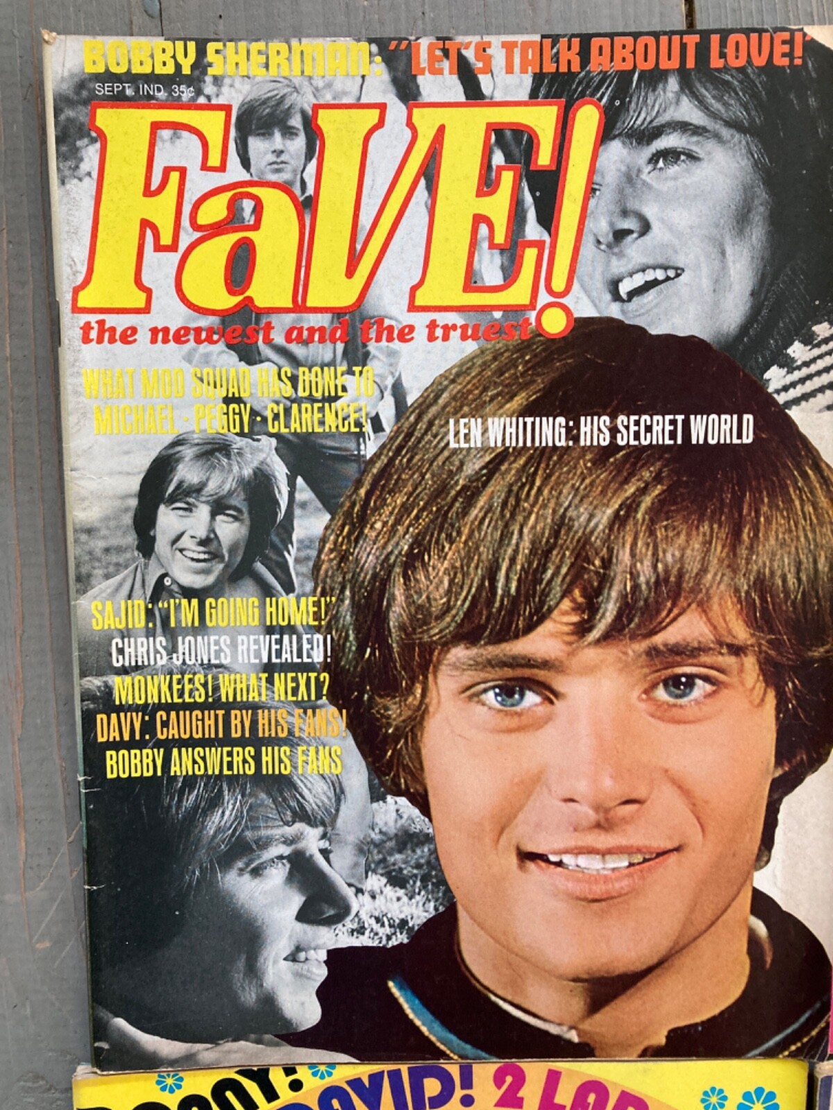 -CUT- Fave, 16, Flip Magazine, Bobby Sherman 1970, 1971 Lot Of (6) #A7 ...