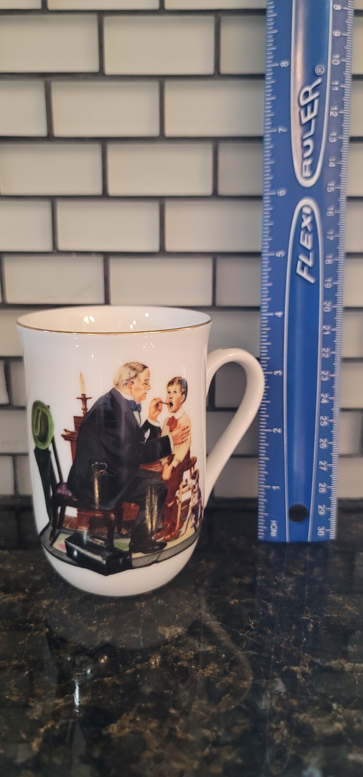 Norman Rockwell "The Country Doctor" Coffee Mug Tea Cup 1985 Museum ...