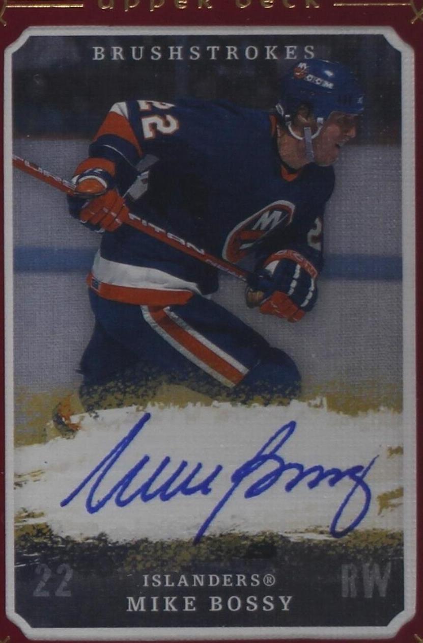 2008-09 Upper Deck Masterpieces - Brush Strokes Mike Bossy #MB-MB Red Border /10 (AU) for sale ...