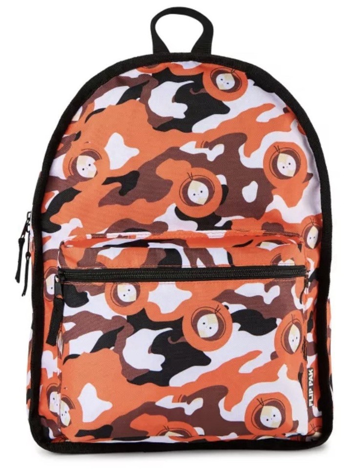 South Park Kenny McCormick Flip Pak REVERSIBLE Backpack NEW W/TAGS | eBay
