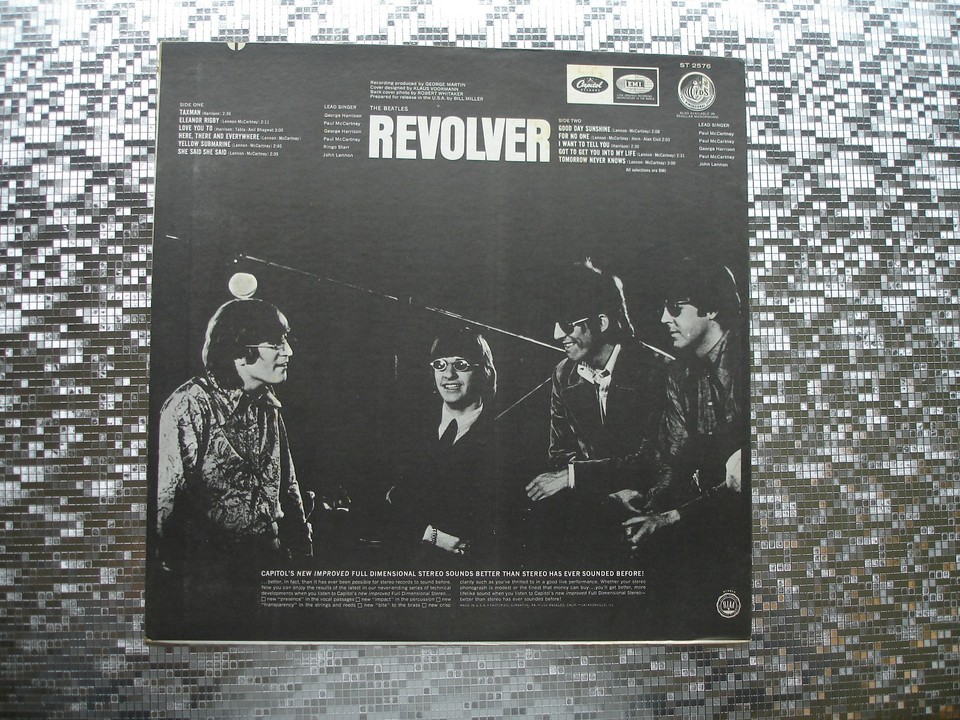 The Beatles ‎~ Revolver ~ Vintage LP w/CD Capitol Records Green Label ...