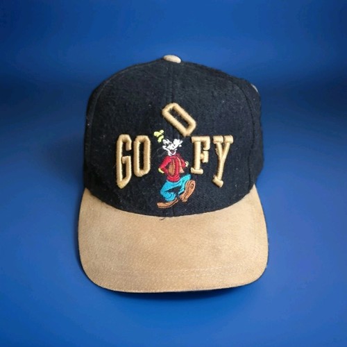 Vtg. Authentic Disney Goofy Ball Cap w/ leather bill and strap | eBay