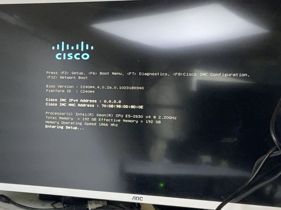 Cisco UCSC-C240-M4SX 2x Intel Xeon E5-2630 v4 2.2GHz 192GB RAM NO HDD ...