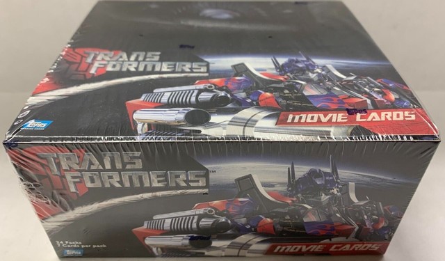 TOPPS Transformers Movie Cards Box Set Hasbro Toy Comic Dc Marvel Prime ...