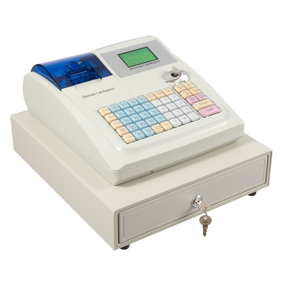 Electronic Cash Register 48 Keys Cash Management System with Thermal ...