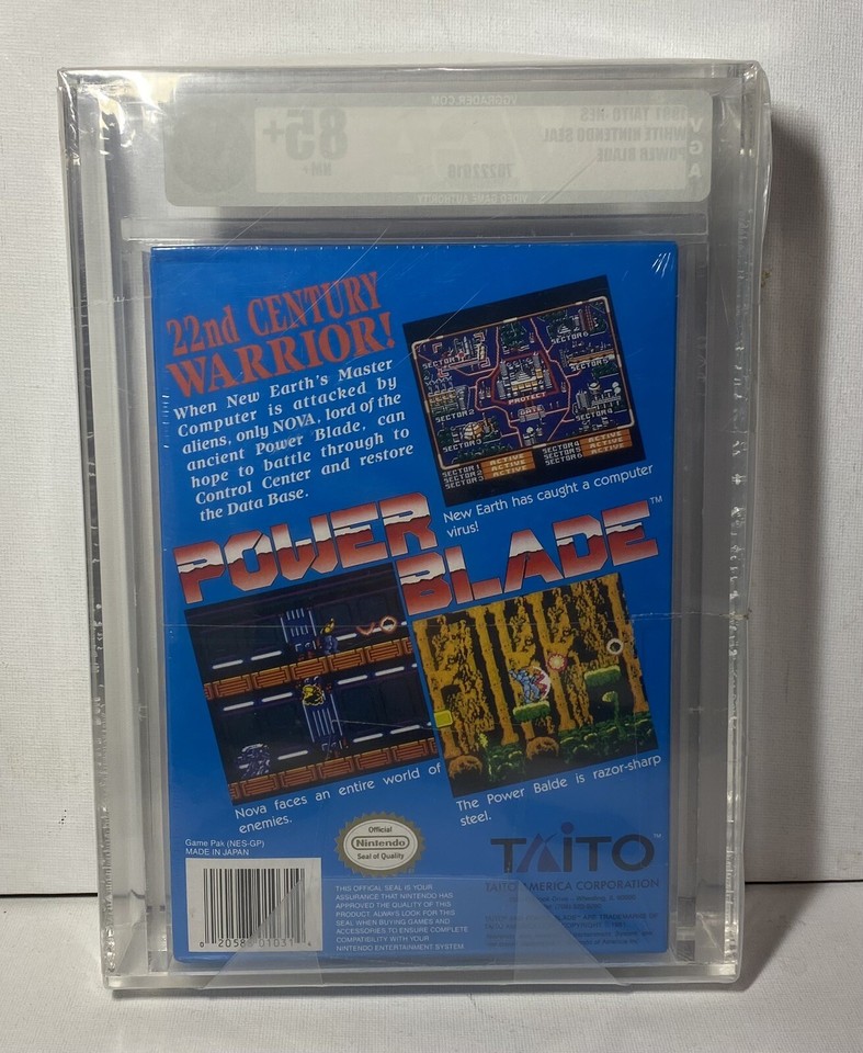 Power Blade (Nintendo Entertainment System, 1991) NES VGA 85+ SEALED ...